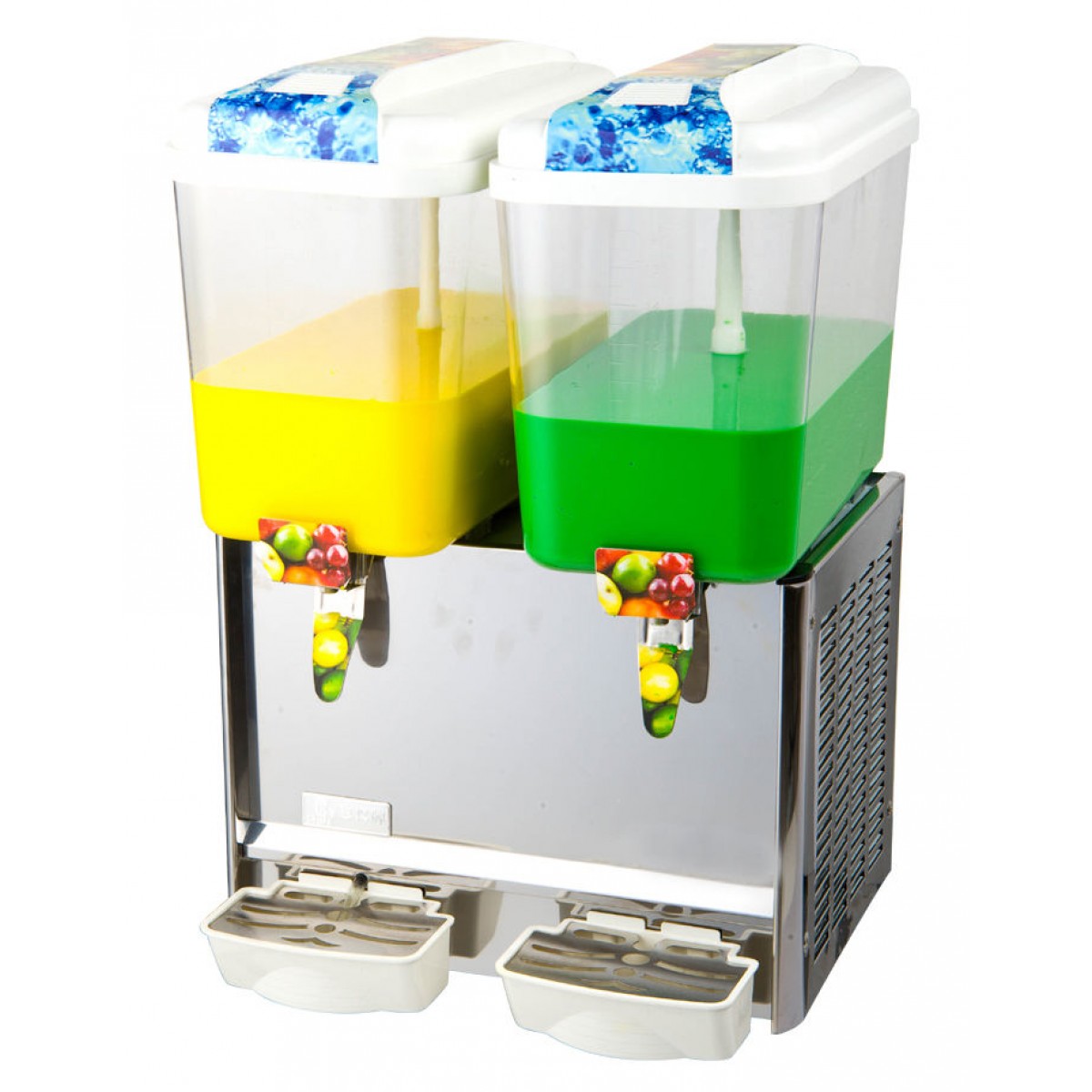 4.75 Gallon Dual Fruit Juice / Beverage/ Ice Tea Dispenser
